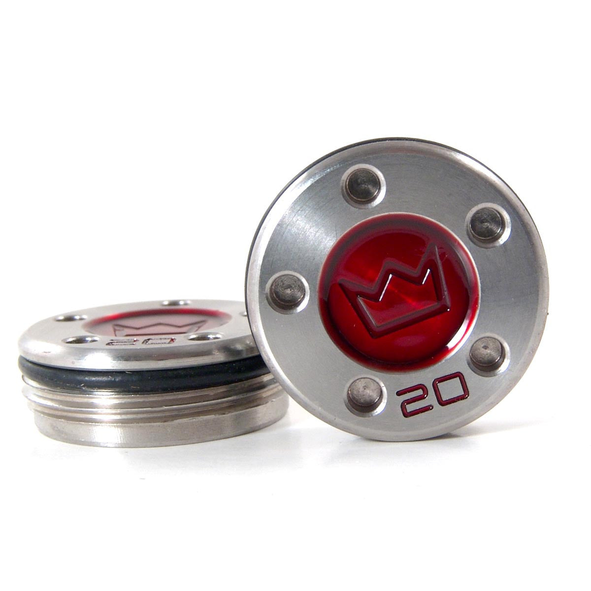 2 Red King Crown Scotty Cameron Putter Weights | 19th Hole Custom Shop ...
