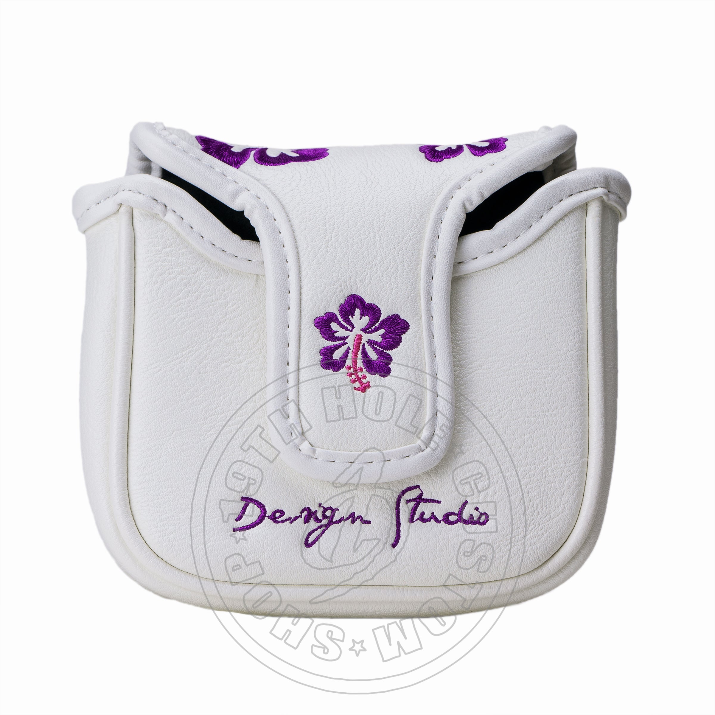 Purple Hawaii Hibiscus Mallet Putter Headcover | 19th Hole Custom Shop ...