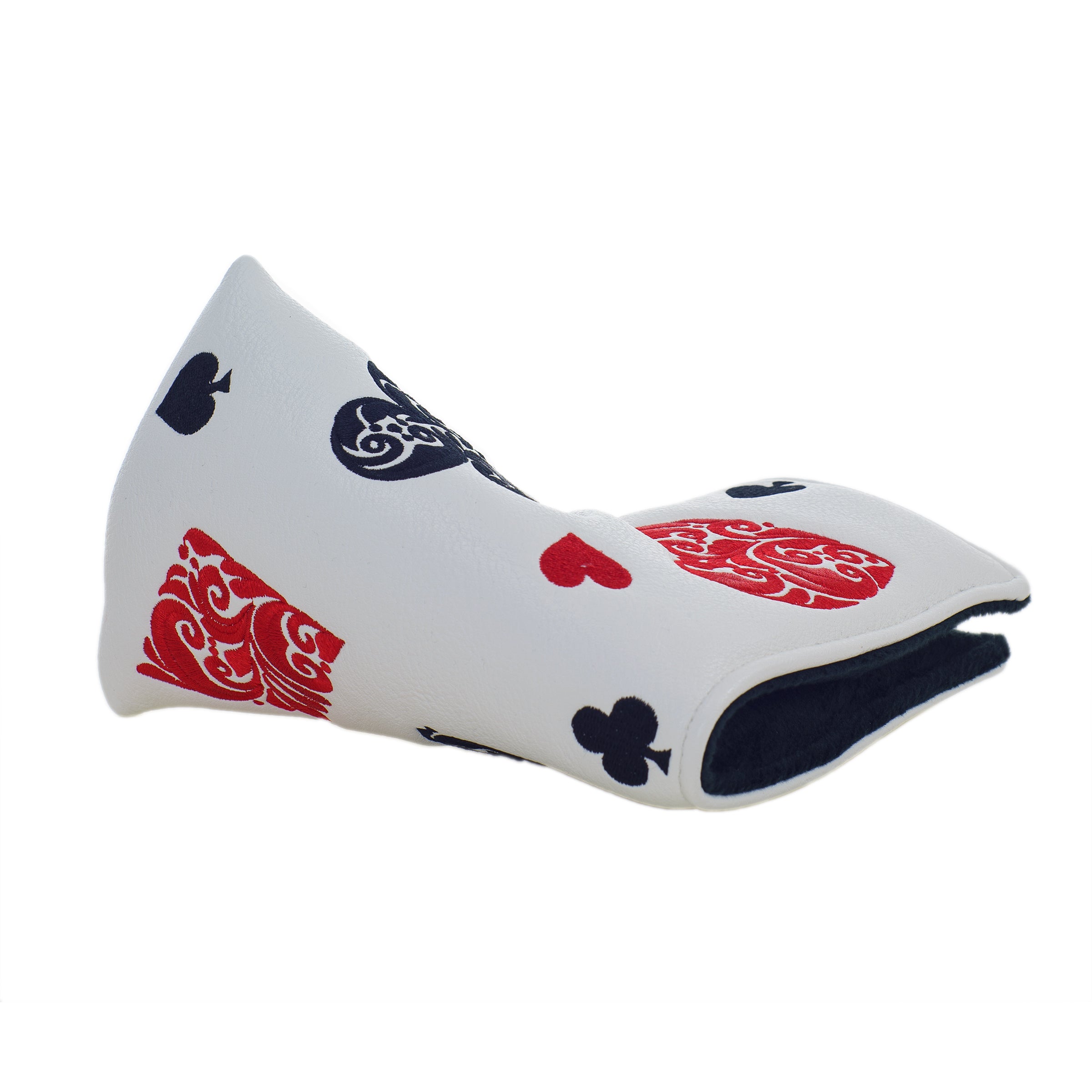 White Playing Card Suite Blade & Mid Mallet Putter Head cover | 19th ...
